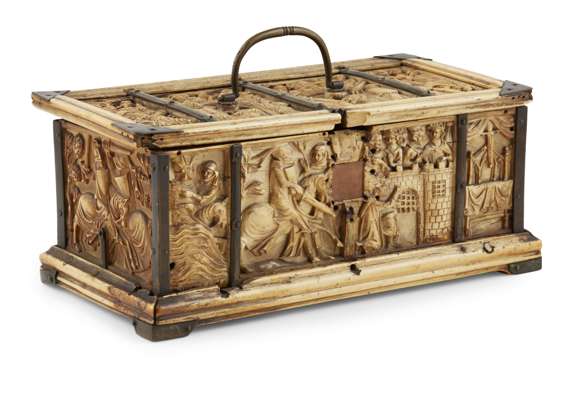 RARE AND IMPORTANT FRENCH GOTHIC IVORY COMPOSITE CASKET CIRCA 1330 | 19 ...