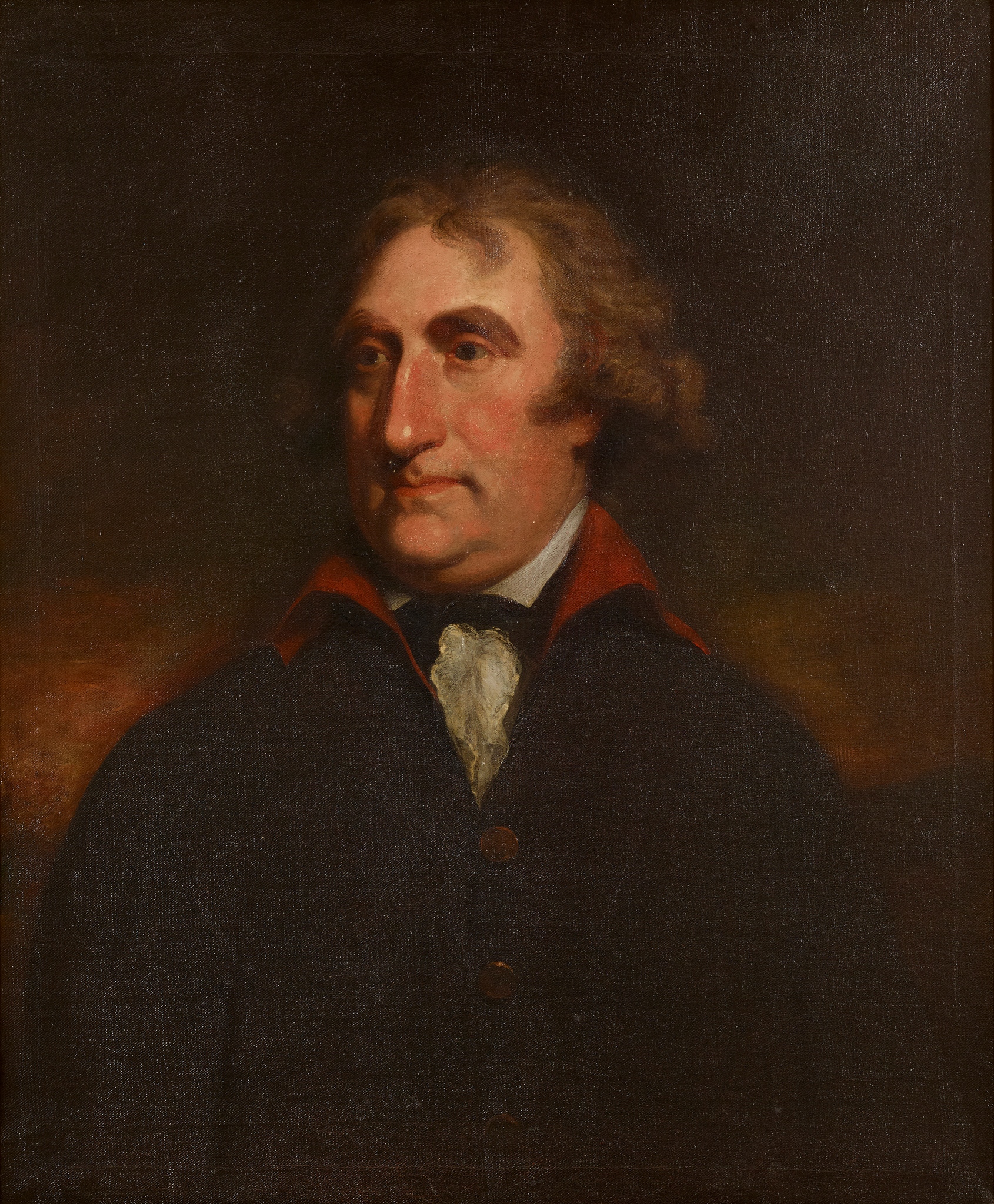 WILLIAM STAVELEY (BRITISH FL.1785-1805) HALF LENGTH PORTRAIT OF SIR ...