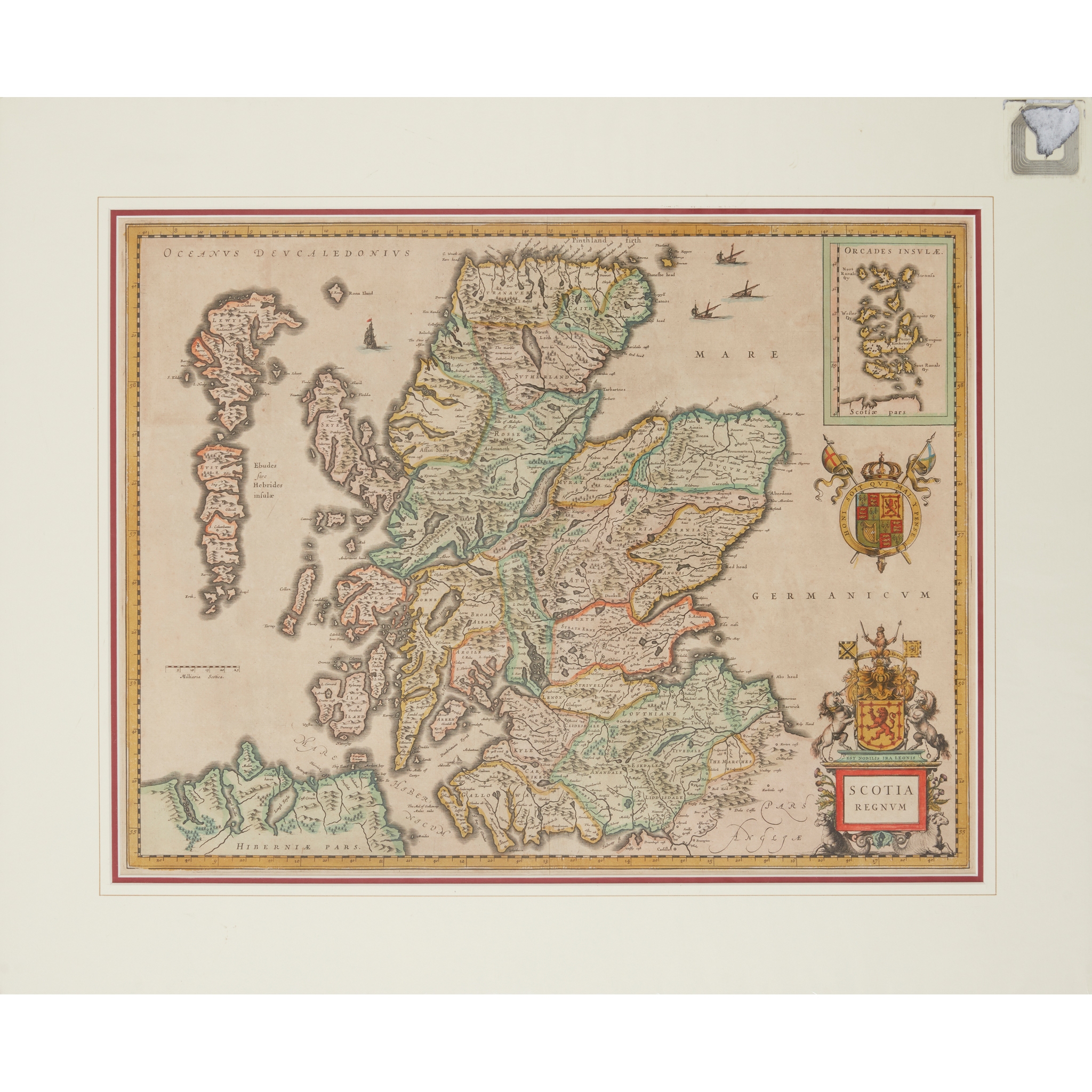 Blaeu, Willem Janszoon Scotia Regnum | 7 February 2024