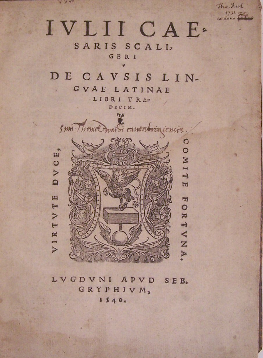 Scaliger, Julius Caesar | 9 May 2007