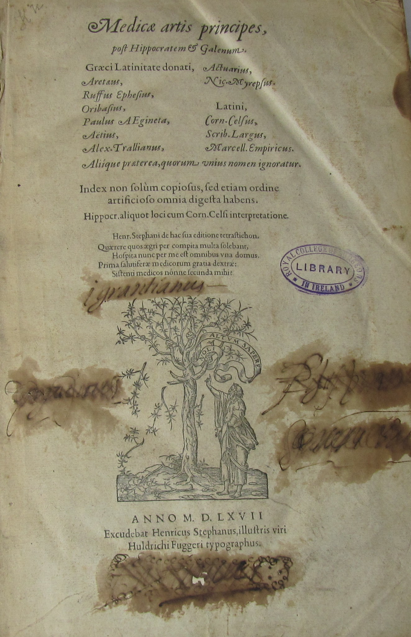 Stephanus, Henricus [Estienne, Henri] | 4 May 2011