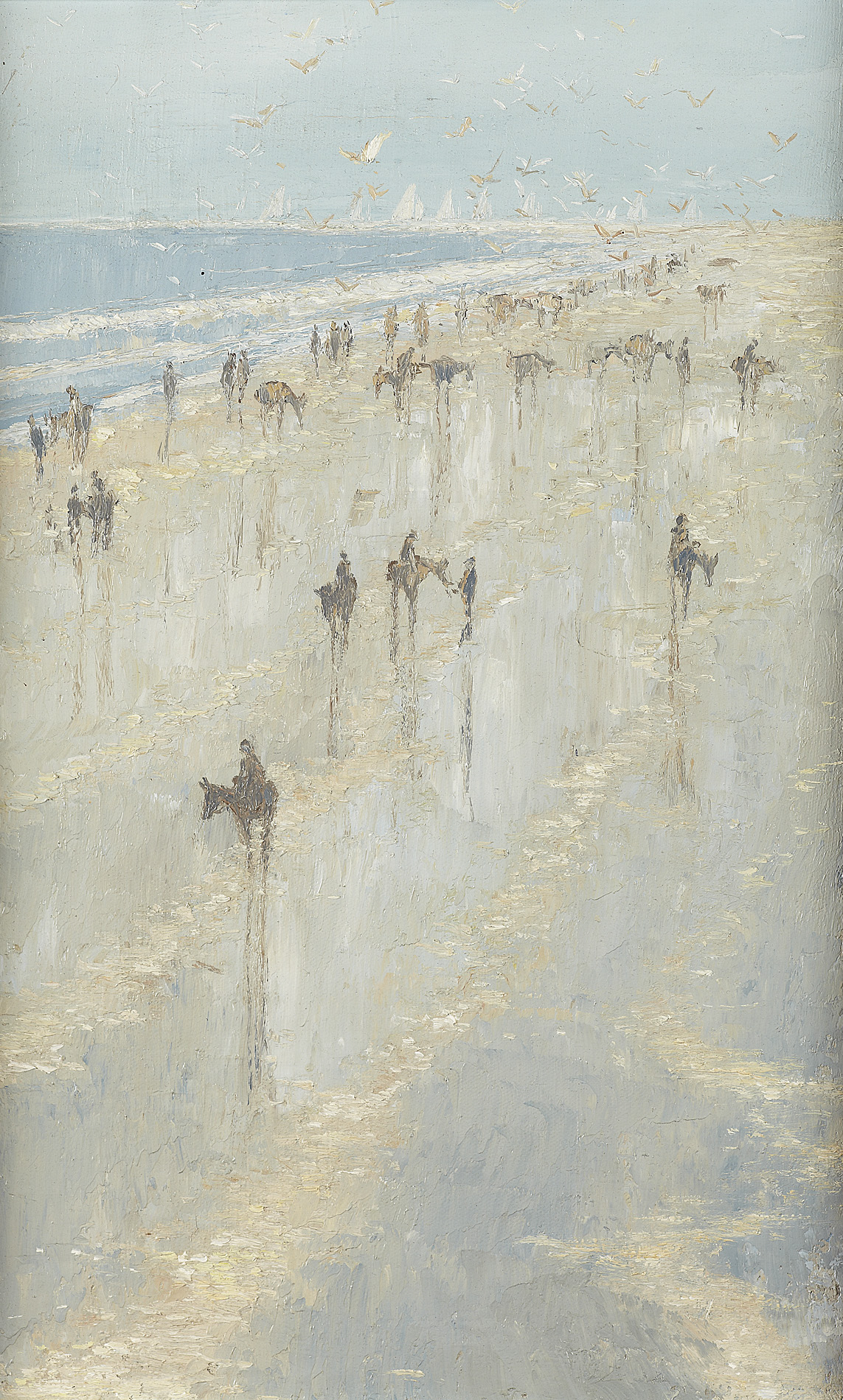 GEOFFREY ROPER (SCOTTISH B. 1942) DONKEY PARADE | 25 August 2011