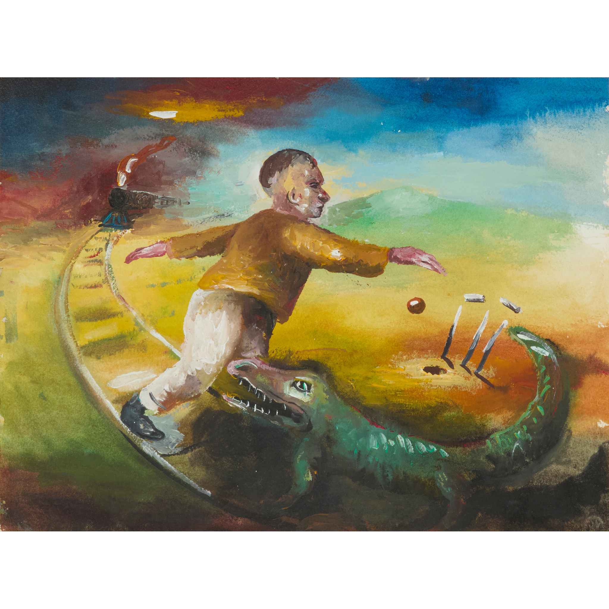 STEVEN CAMPBELL (SCOTTISH 1953-2007) STUDY FOR 'ALLEGORY' - 1986 | 13 August 2024