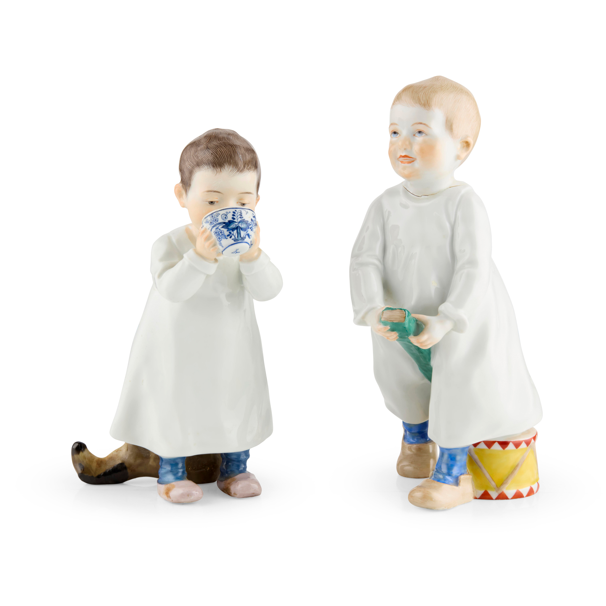 TWO MEISSEN PORCELAIN FIGURES OF CHILDREN EARLY 20TH CENTURY | 18 ...