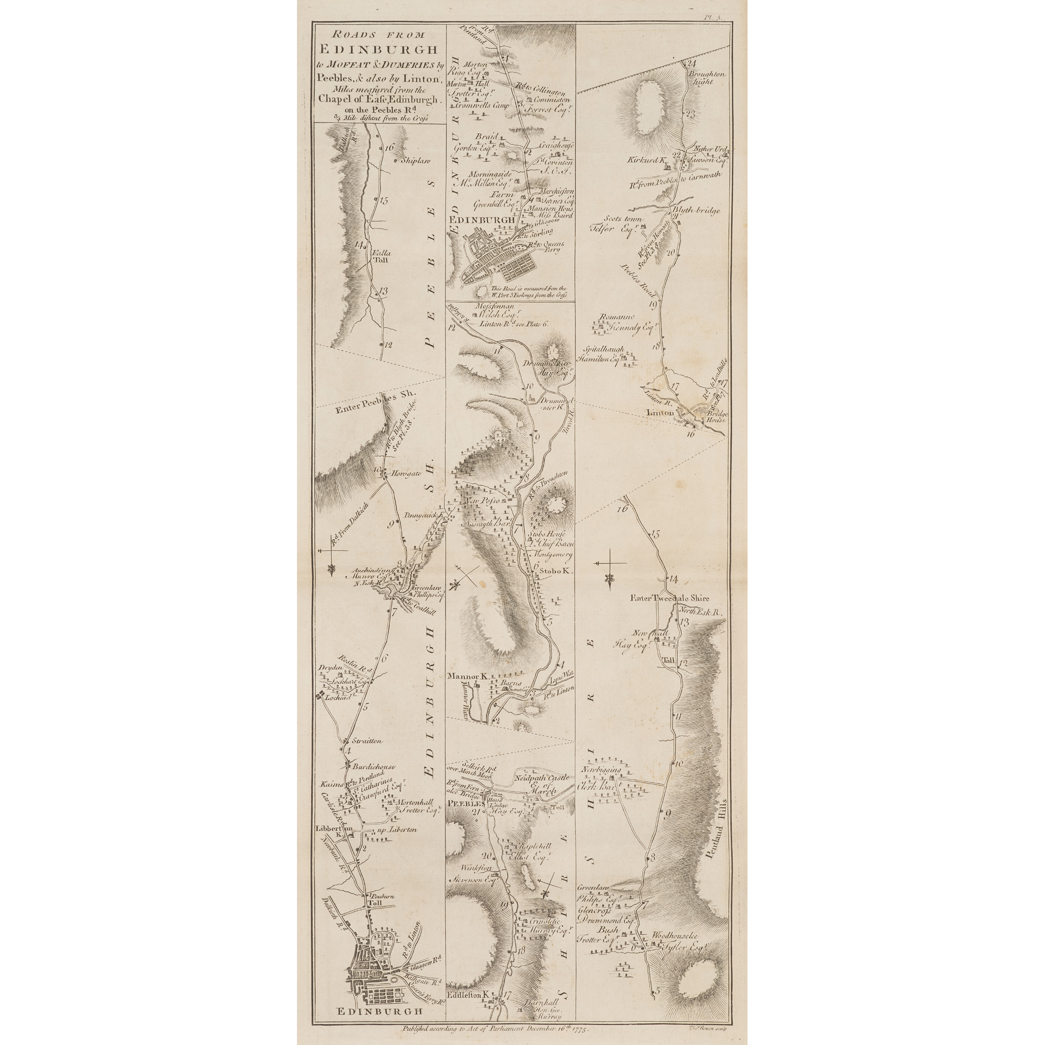 TAYLOR [GEORGE] & SKINNER [ANDRE] SURVEY AND MAPS OF THE ROADS OF NORTH BRITAIN, OR SCOTLAND ...