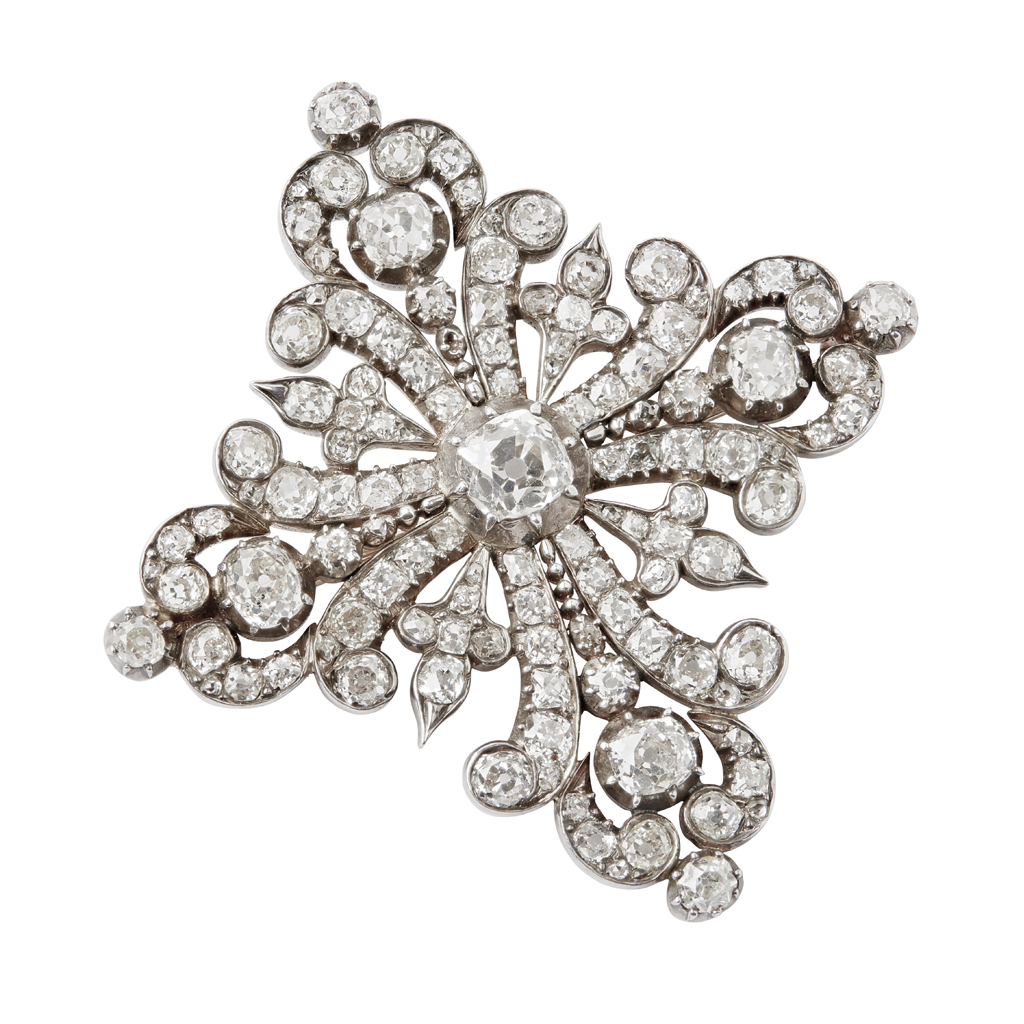 A mid-19th century diamond set brooch | 3 May 2018