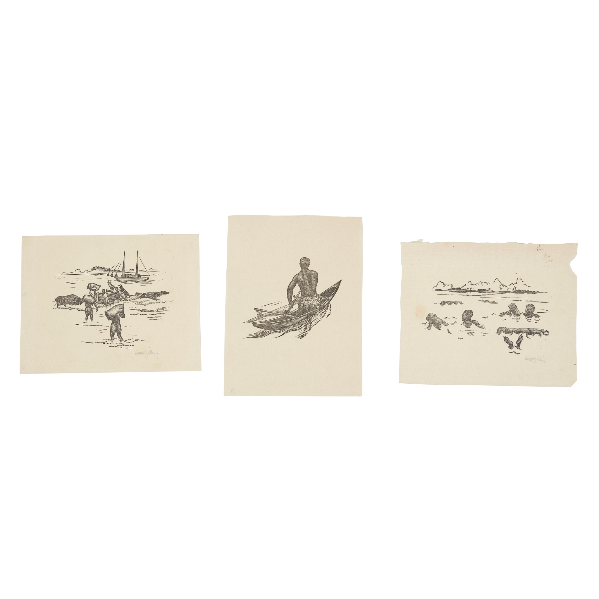 Gibbings, Robert (1889-1958) Collection of proof wood-engravings for ...