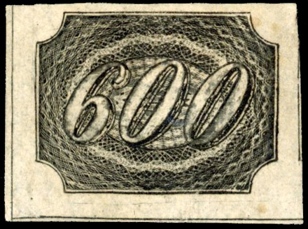 Brazil 1845-46 Slanting Figures 600r. fine unused | 11 February 2026