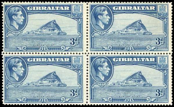Gibraltar SG 125a block mint | 11 February 2026
