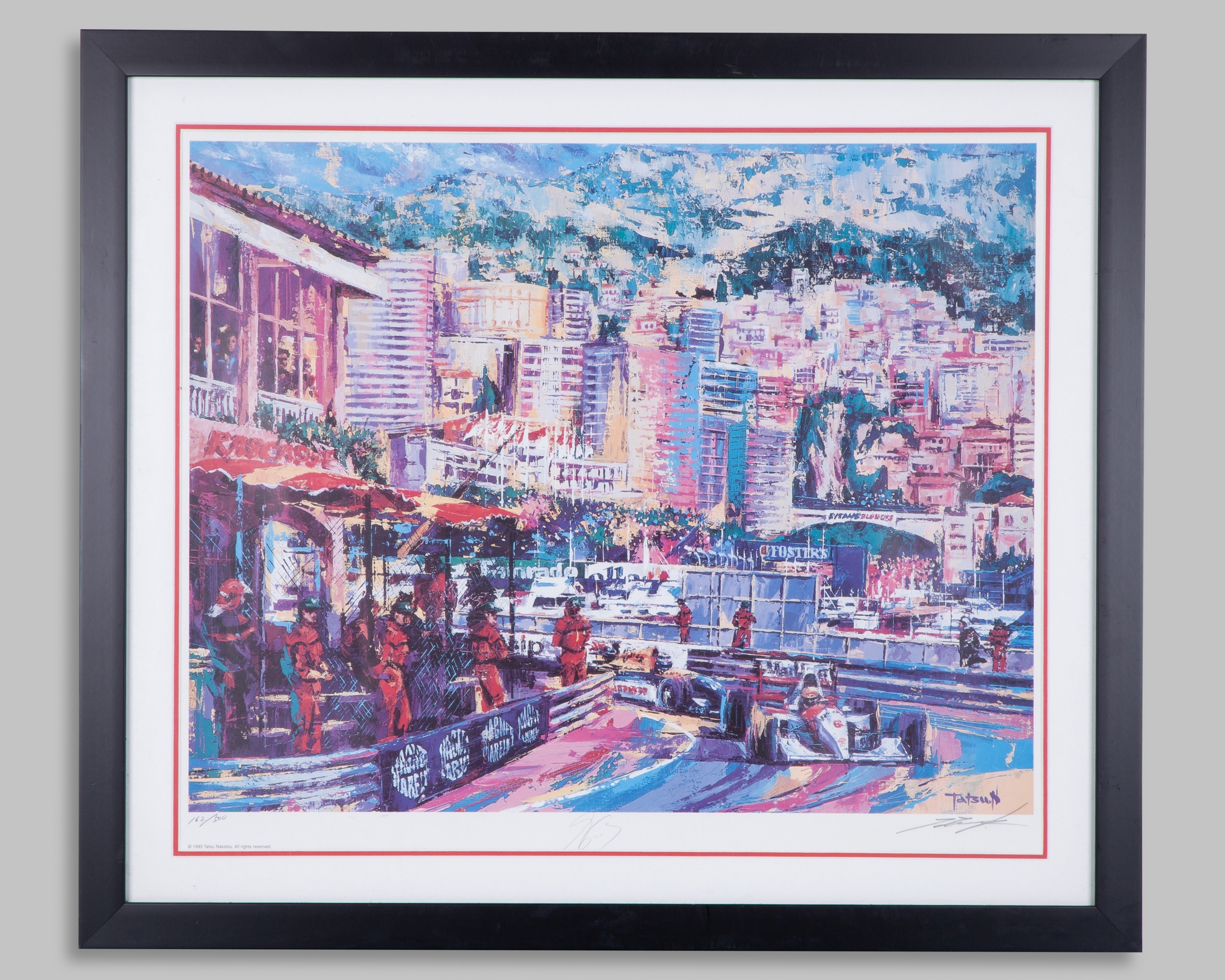 1993 Monaco Grand Limited Edition Print - by Tatsu Nakatsu - Budds ...