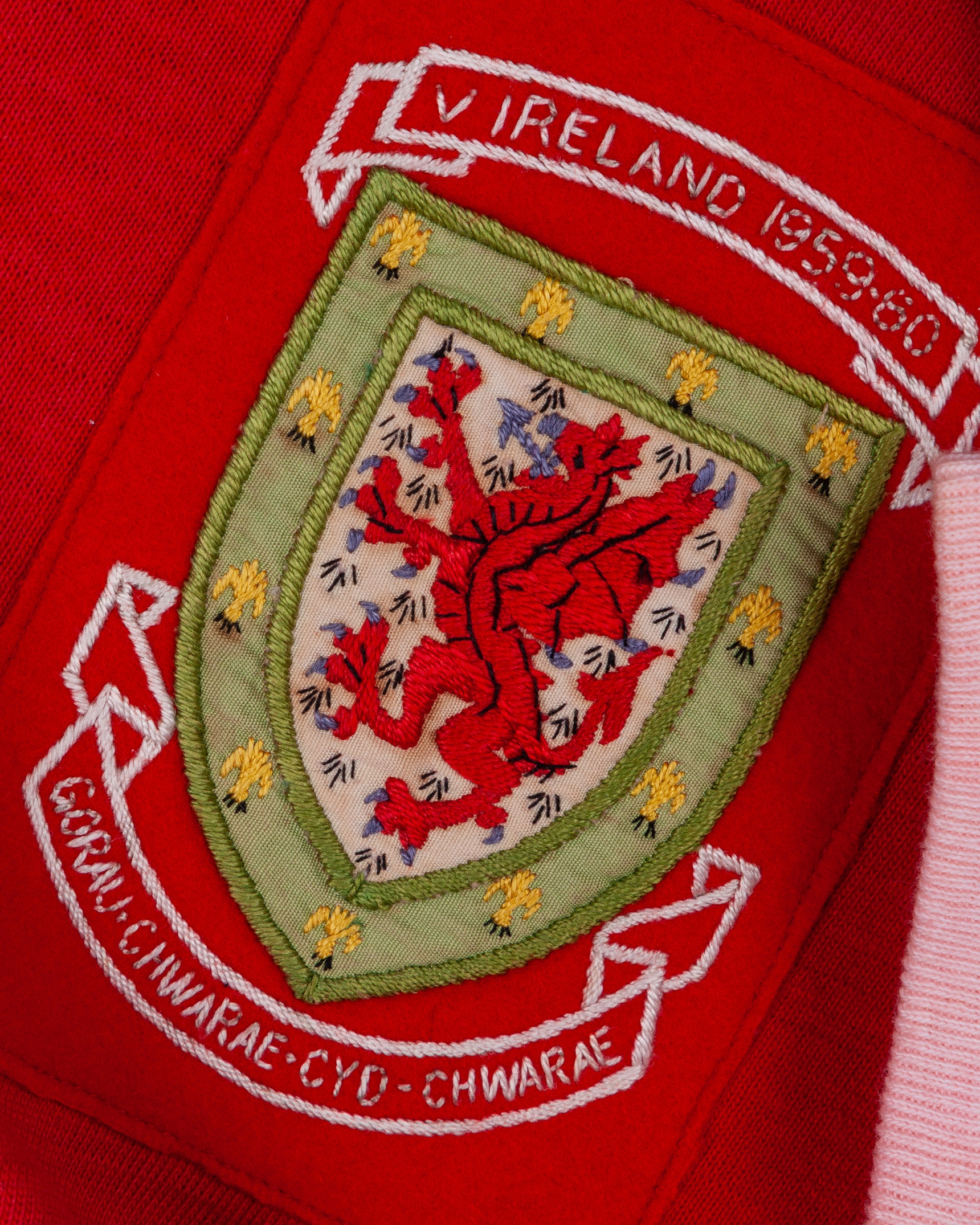 Phil Woosnam No.8 Wales v. Northern Ireland match worn short-sleeved ...