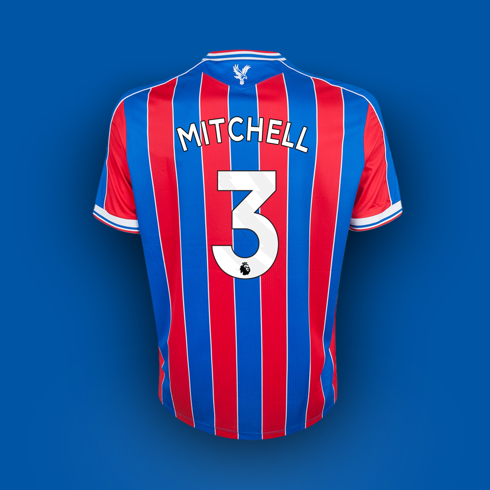 Tyrick Mitchell No.3 Crystal Palace v. Manchester City match worn shirt ...