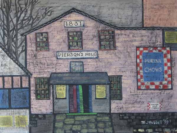 Past auction: M. HUBBELL (AMERICAN 20TH CENTURY) "PIERSON'S MILL ...