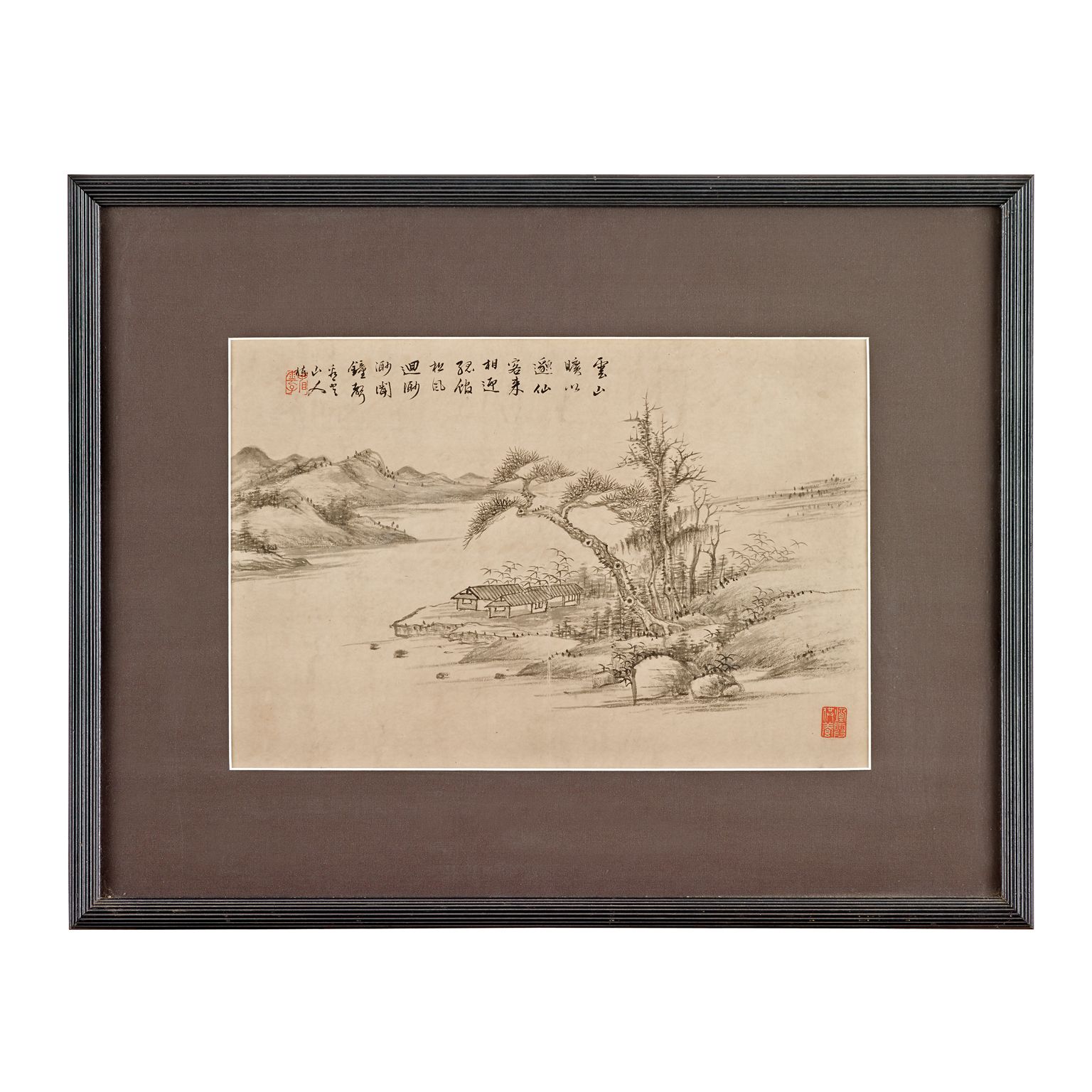 ATTRIBUTED TO LUO PIN (1733-1799) HOUSE ON A LAKE | September 12, 2015