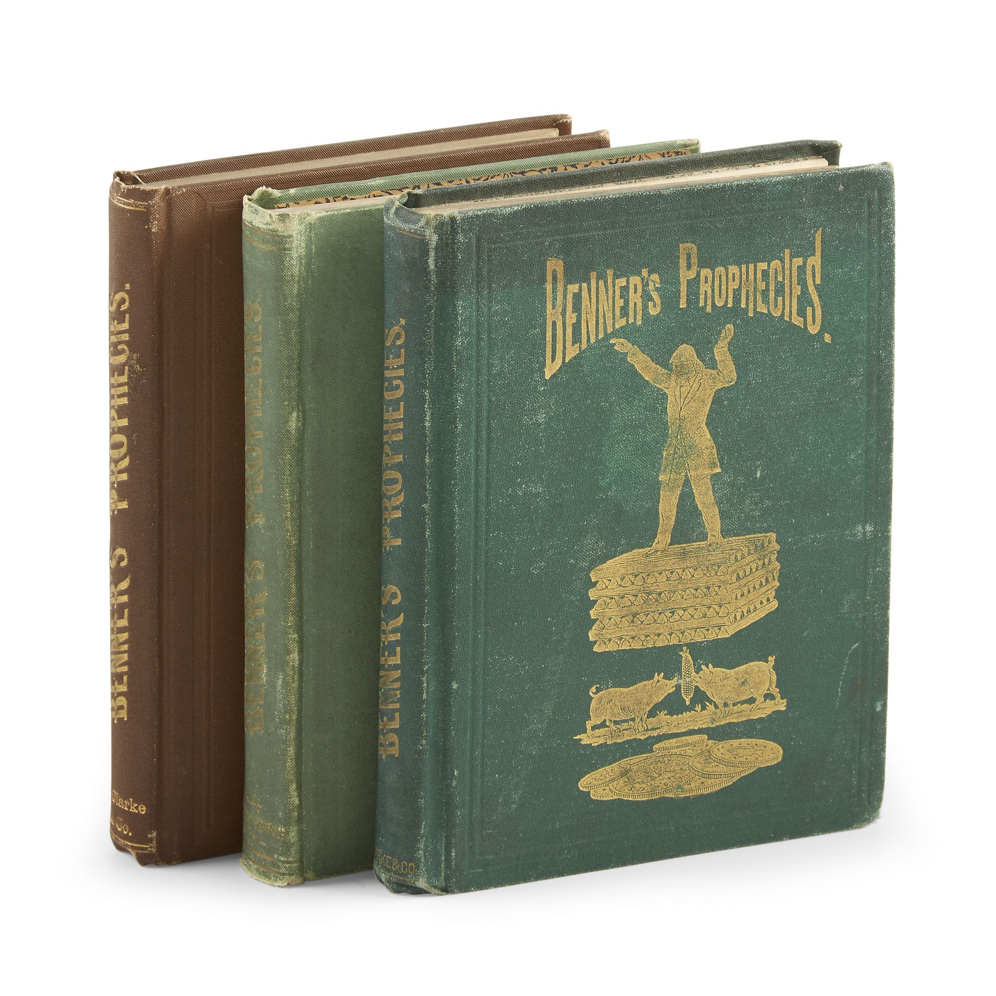 [Finance] Benner, Samuel Three Volumes of Benner's Prophecies of Future ...