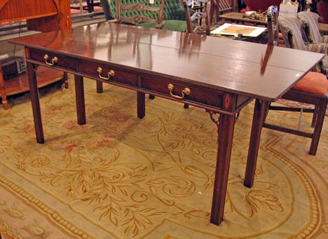 Baker Inlaid Console Dining Table 20th c. | January 11, 2006