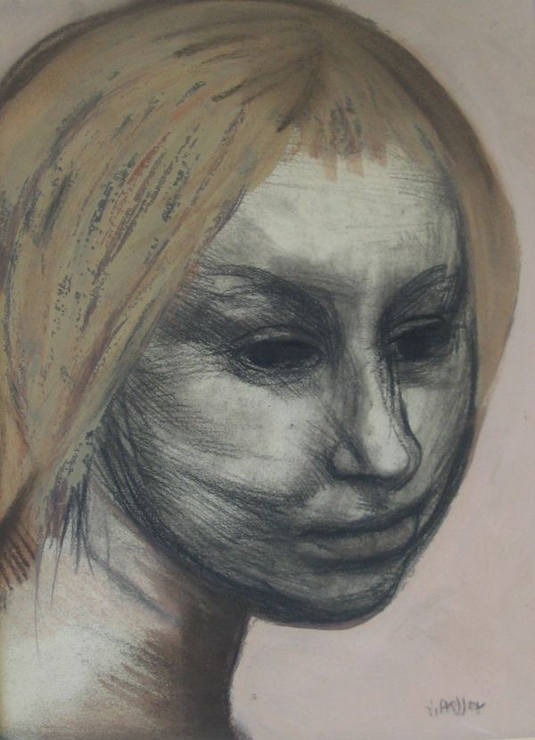 Past auction: JOSEF PRESSER (AMERICAN 1907-1967) HEAD OF WOMAN | June ...