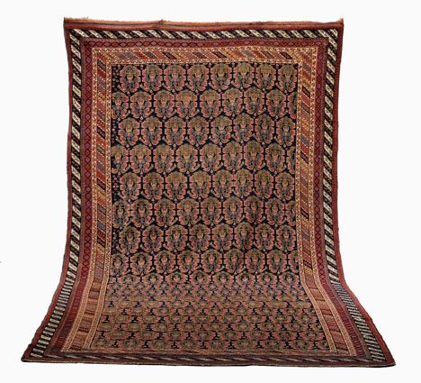 Past auction: Afshar rug southwest persia, circa late 19th century ...