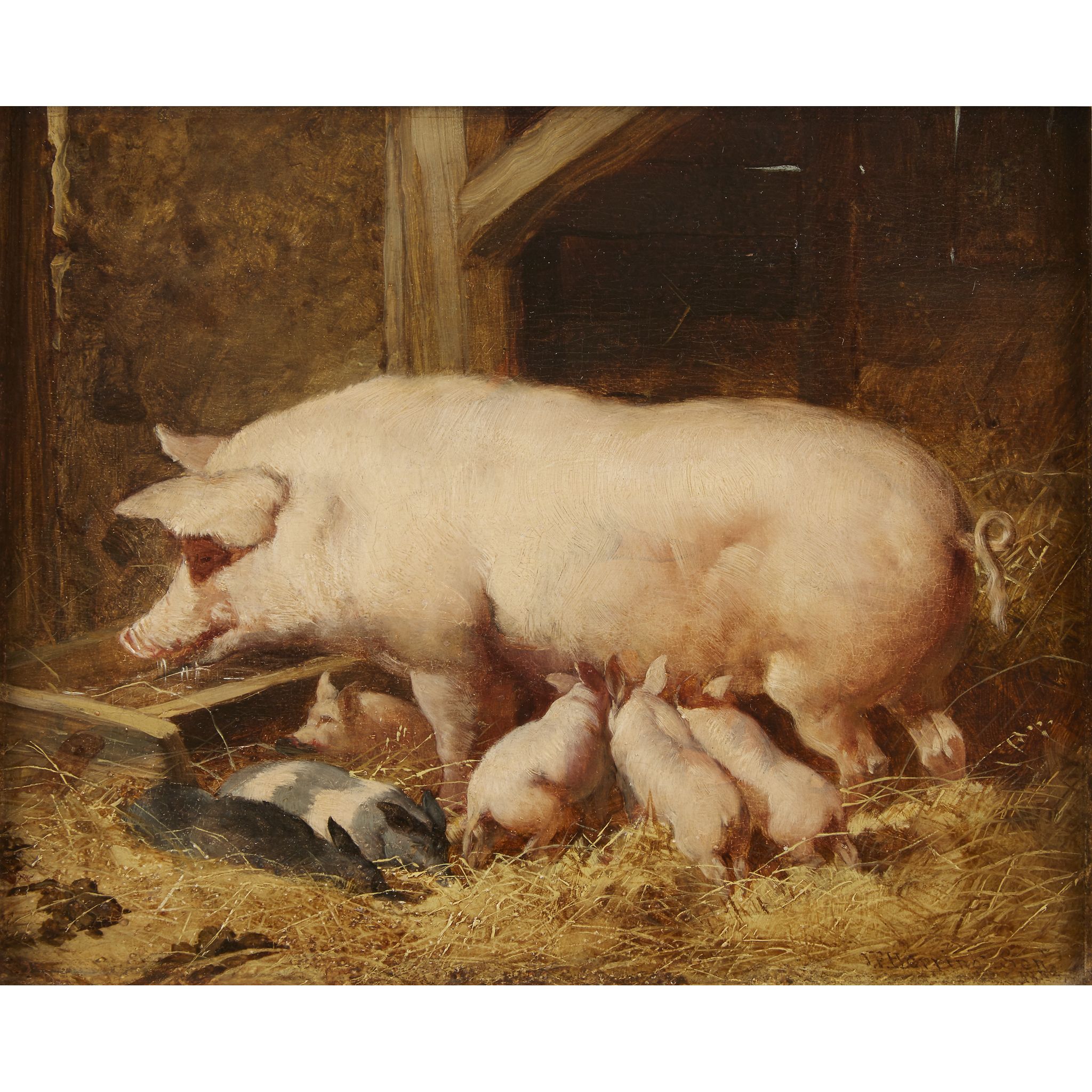 Gilt Pig Art