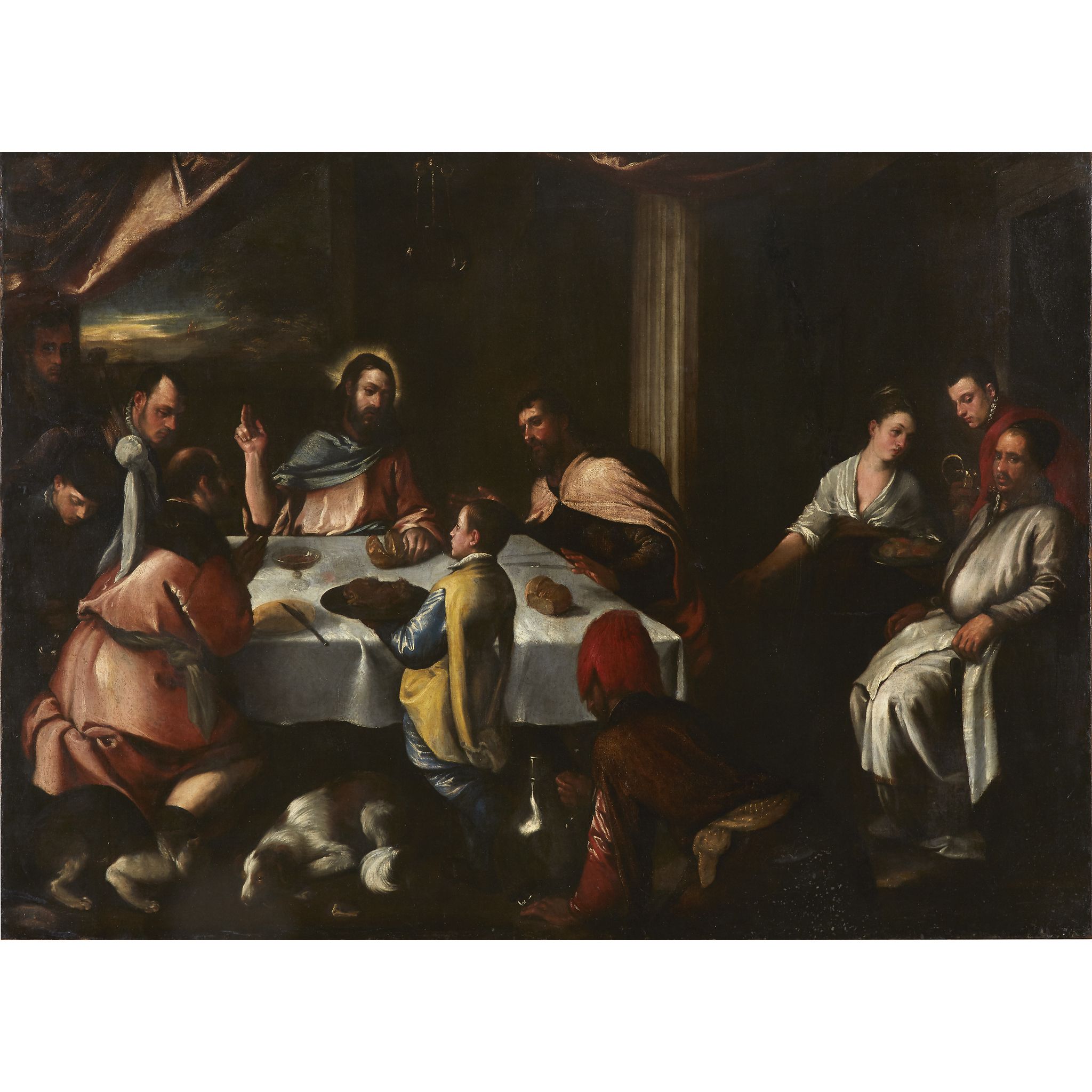 Supper At Emmaus Jacopo Bassano