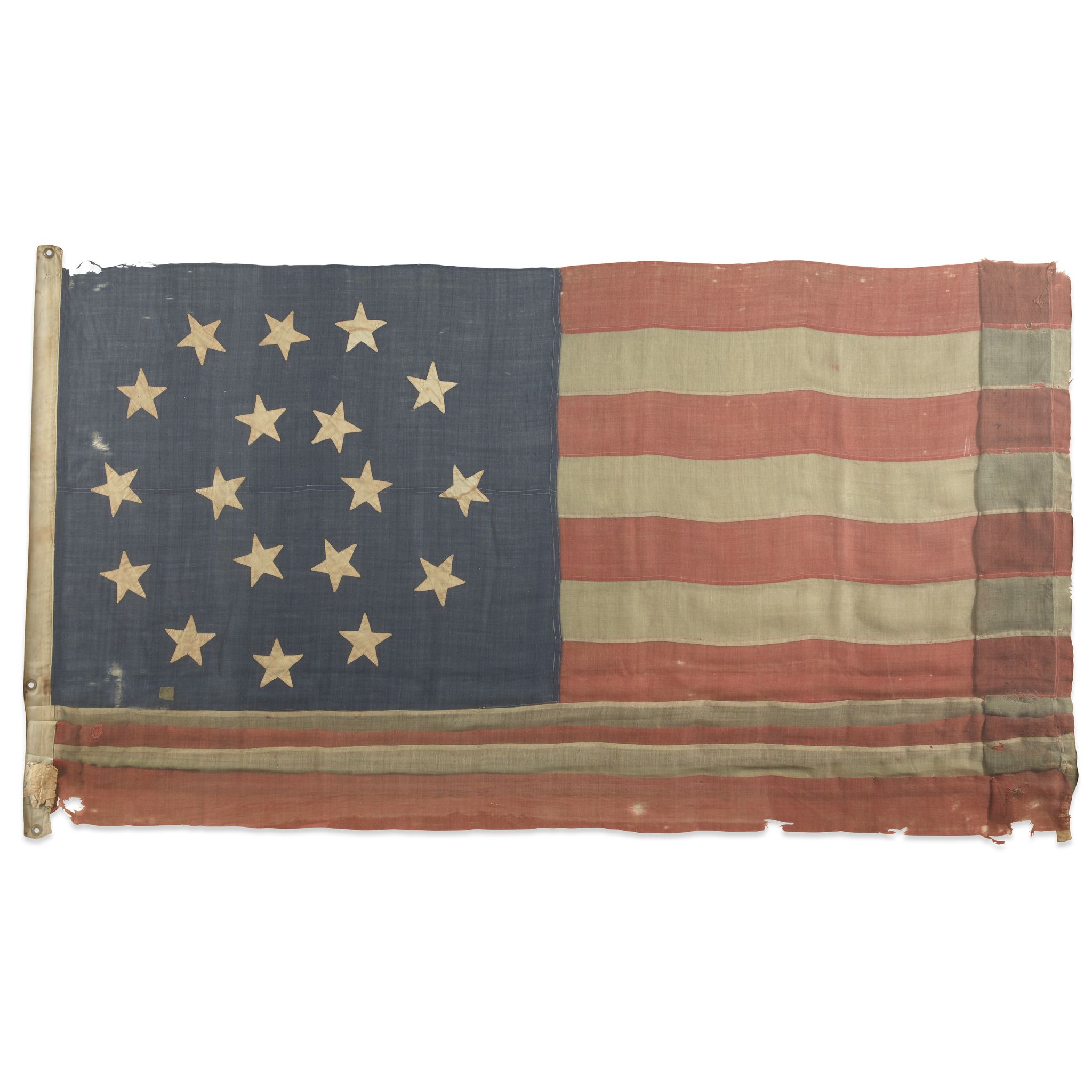 Old American Flag 13 Stars