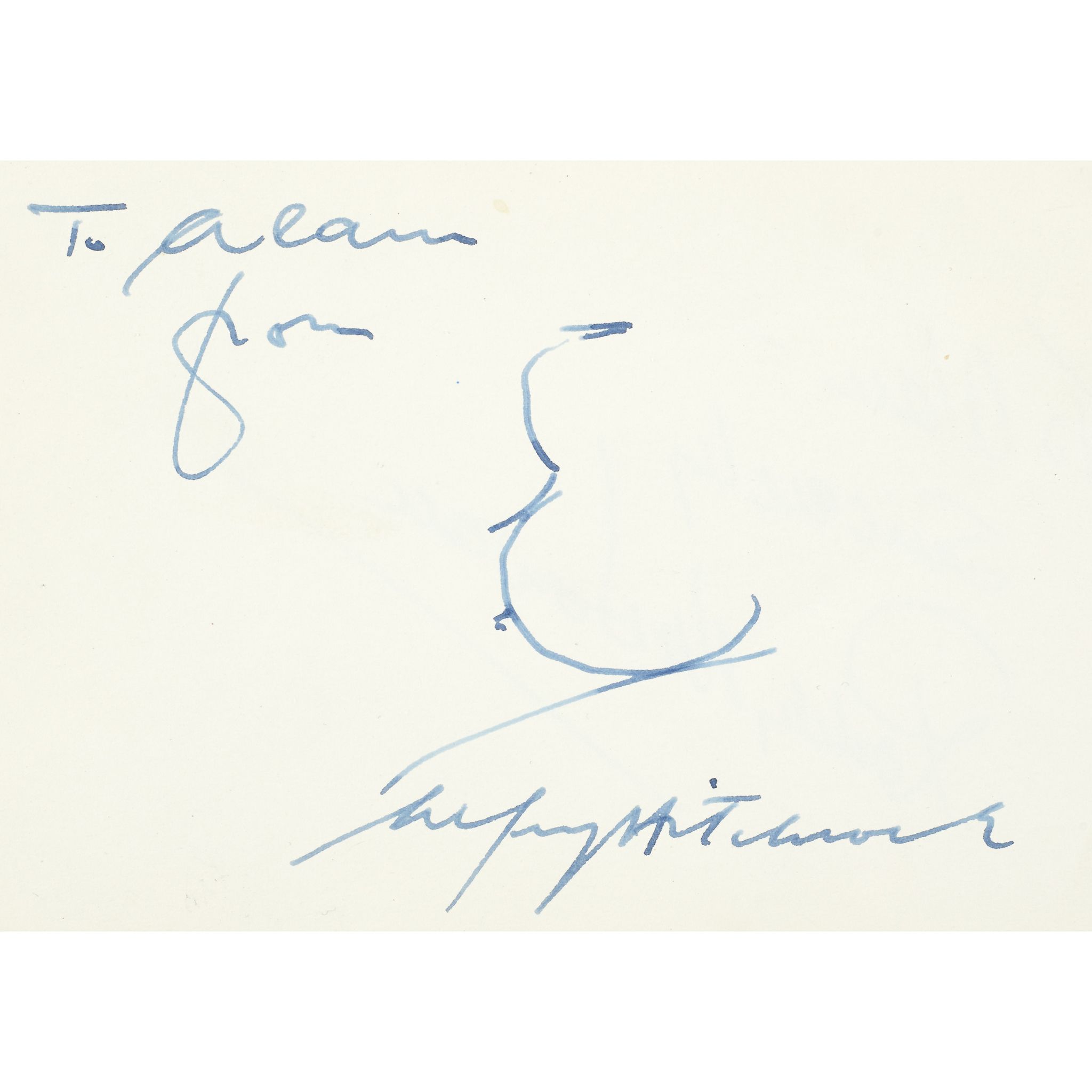 Alfred Hitchcock Signature