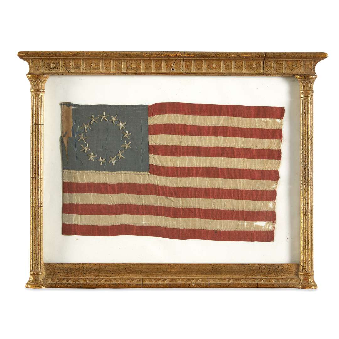 Old American Flag 13 Stars