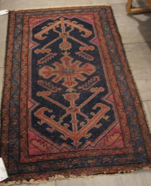 Mosul throw rug (poor condition). 20th century | August 8, 2007