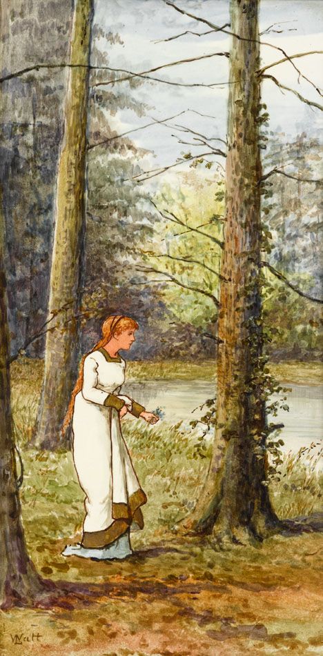 Doulton Lambeth faience plaque linnie watt, circa 1900 | January 29, 2009