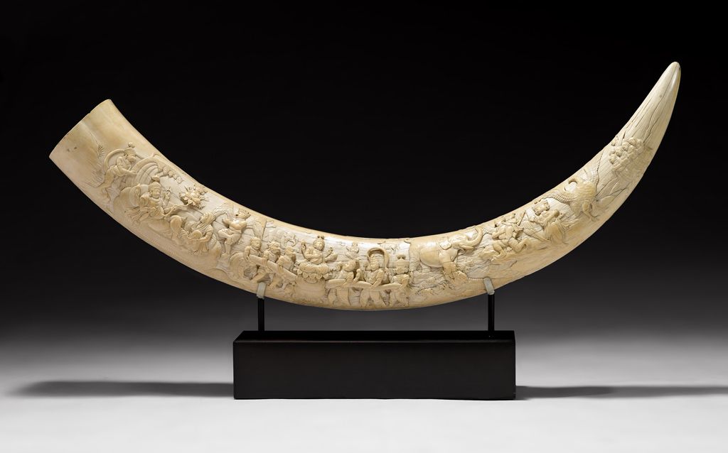 Elephant Tusks Carvings