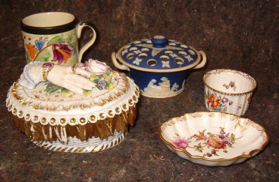 Five pieces of Early Porcelain and China 19th / 20th c. | April 2, 2005